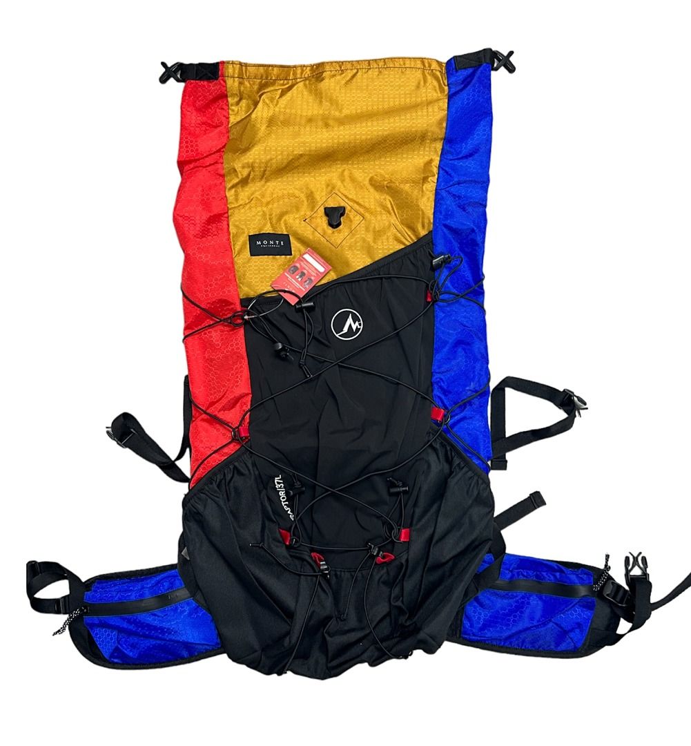 Monte Equipment RAPTOR 37L ULTRALIGHT 超輕行山露營背囊黑魂版及併色版, 運動產品, 行山及露營 ...