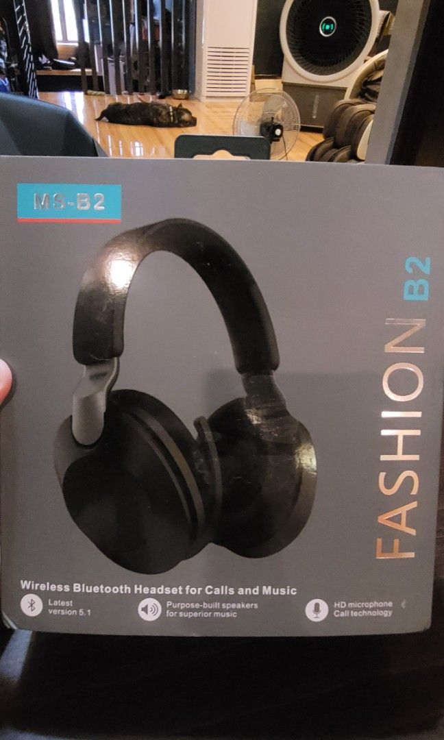 Ms-b2 bluetooth headset black, Audio, Headphones & Headsets on Carousell