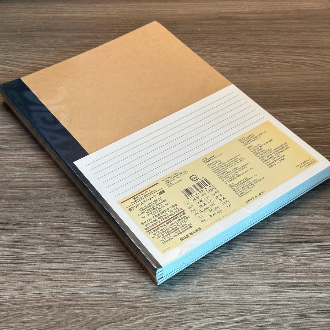 Muji Notebooks (Stack of 5), Hobbies & Toys, Stationery & Craft ...