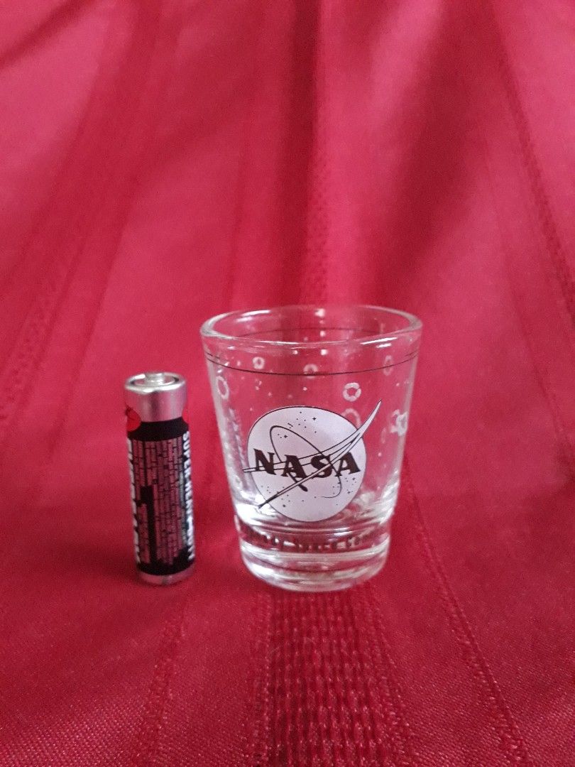 NASA Kennedy Space Center Shot Glass Souvenir, Furniture & Home Living ...