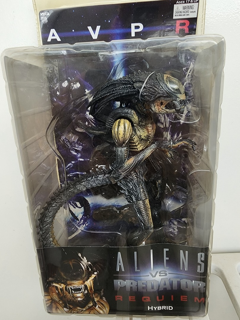 NECA AVPR Alien Vs Predator Requiem Hybrid Alien Predalien 8 Inch (rare ...