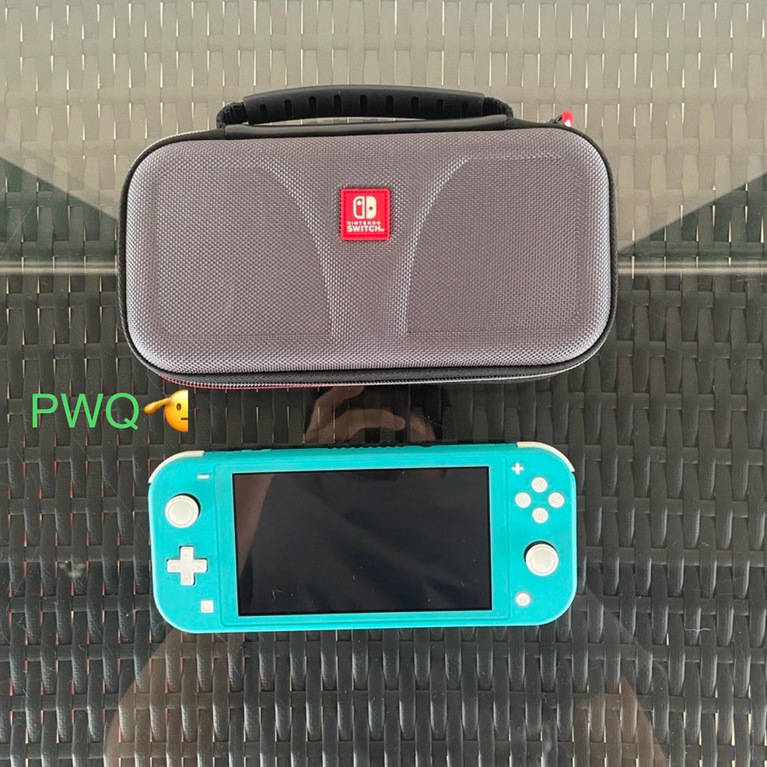 Nintendo Switch Lite Turquoise Blue + Free Hard Casing, Video Gaming ...
