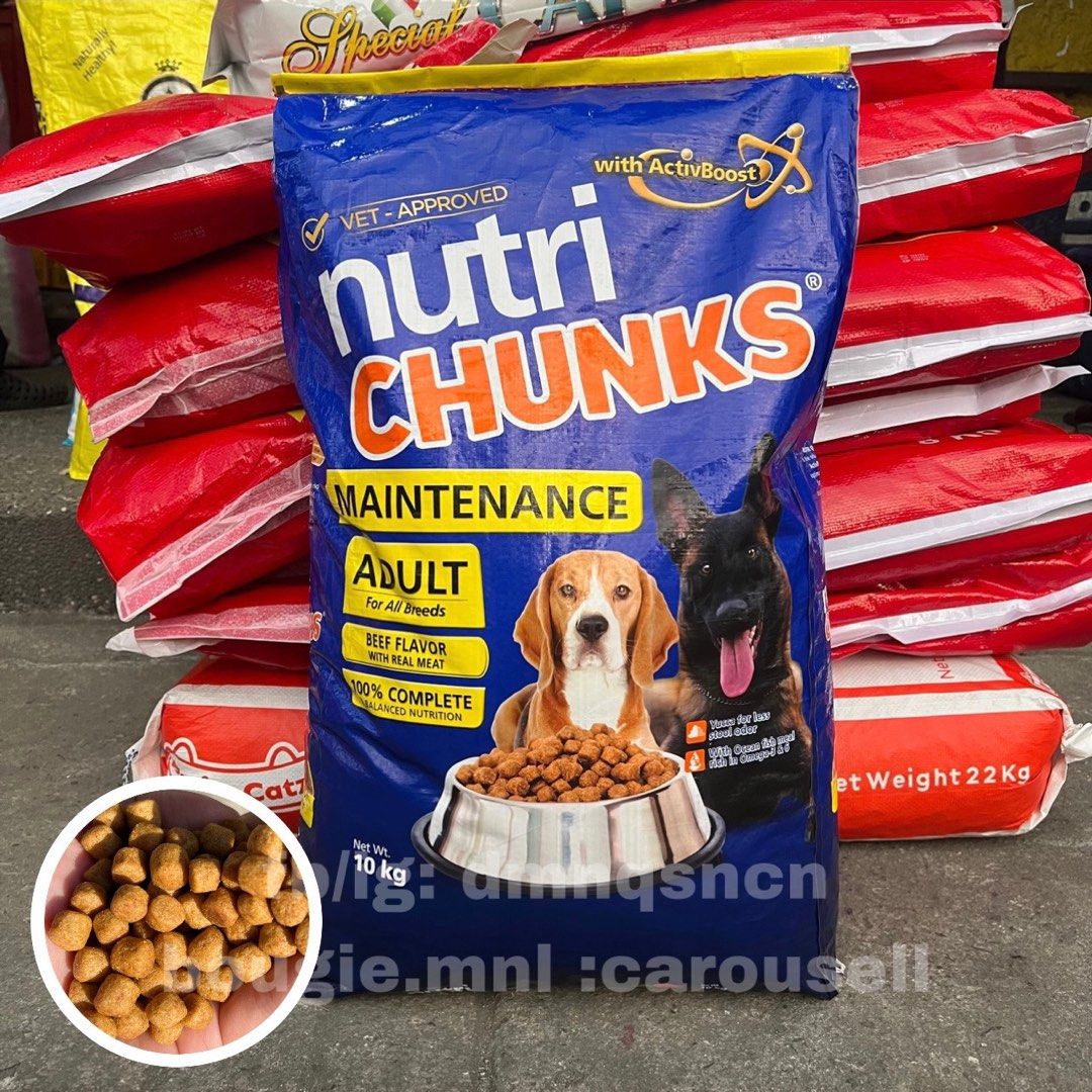 Nutrichunks Maintenance (Adult) [Yellow] [Beef], Pet Supplies, Pet Food ...