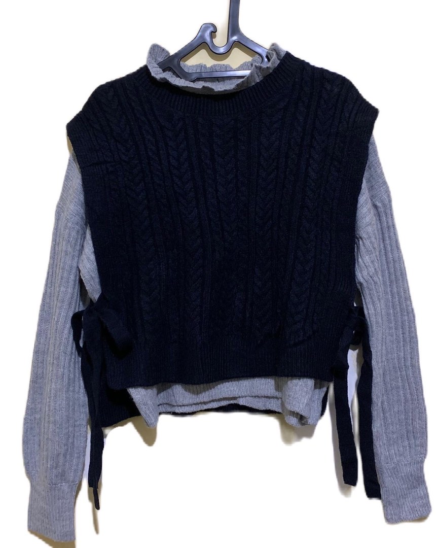 One set vest GU Uniqlo dan inner lidi balon, Fesyen Wanita, Pakaian ...