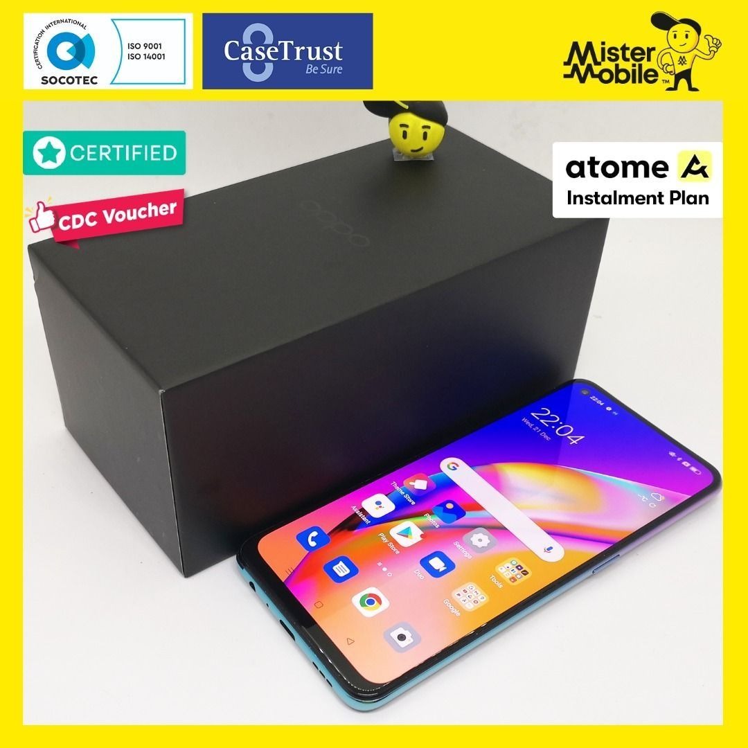Oppo A94 128 128GB Blue Local Used, Mobile Phones & Gadgets, Mobile ...
