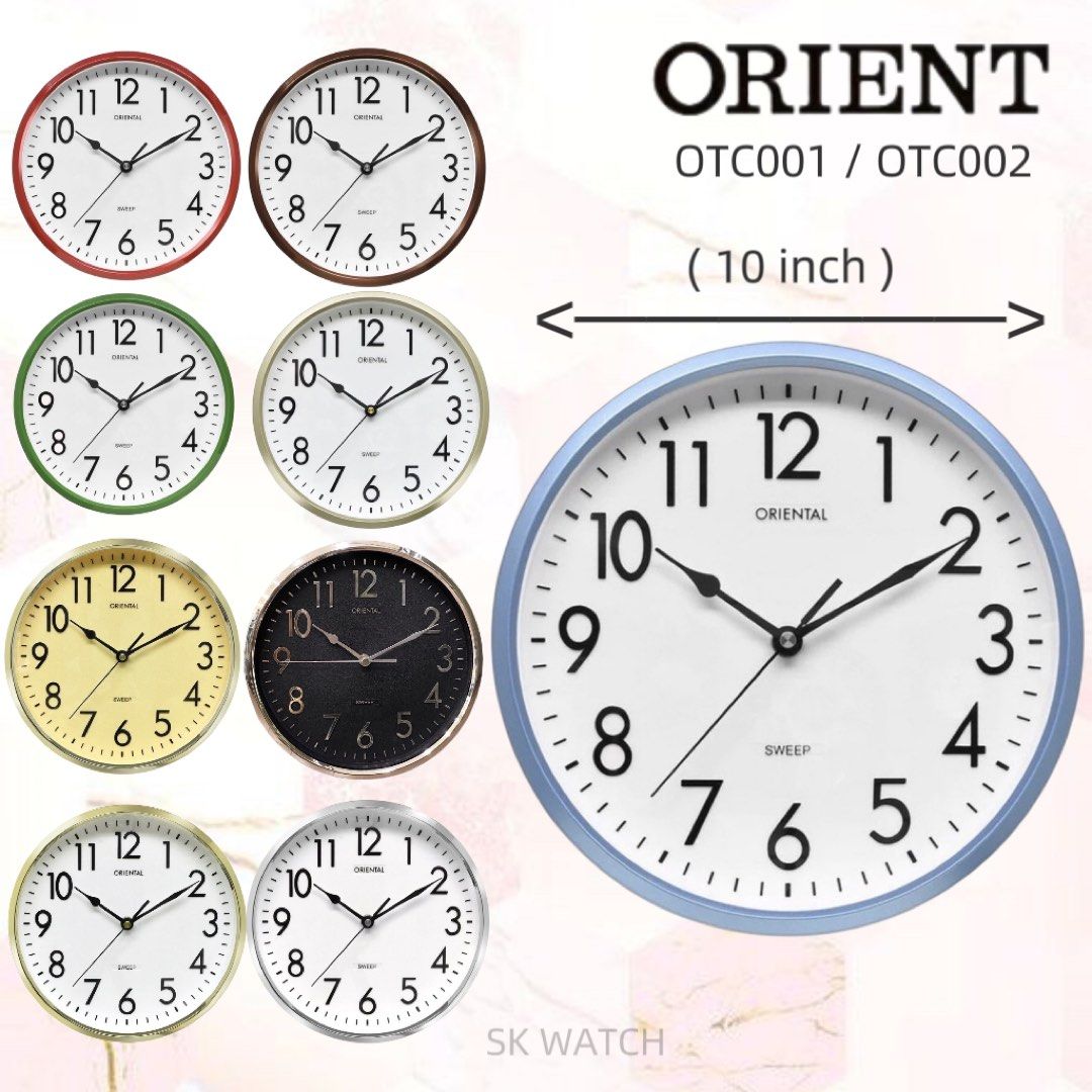 Oriental / Orient Wallclock / Analog Wallclock / OTC001 / OTC002 ...