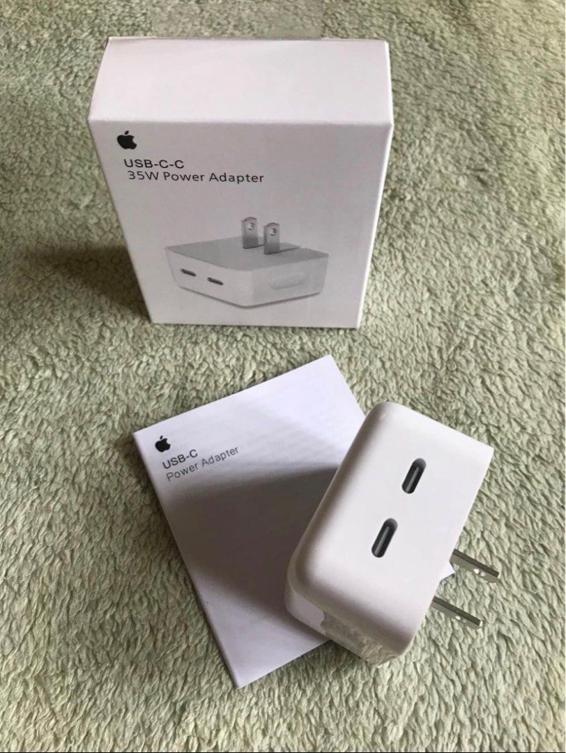 [Original] 35W Dual Usb-C Port Compact Power Adapter, Mobile Phones ...