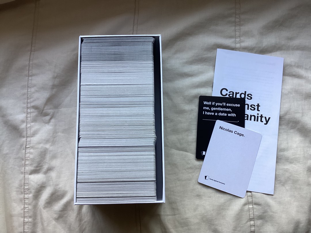 ORIGINAL Cards Against Humanity, Hobbies & Toys, Toys & Games on Carousell