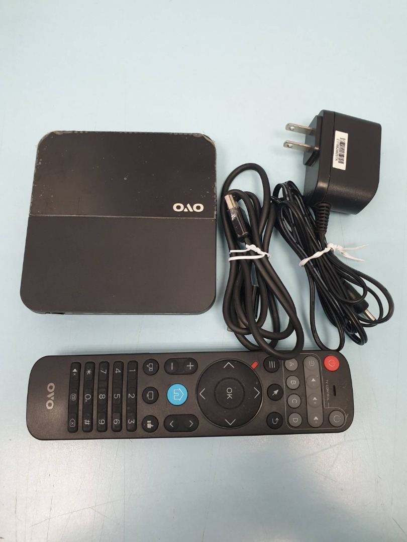 【艾爾巴二手】OVO B5 電視盒 黑色#二手電視盒#漢口店 D10CB, 電視及其他電器 , 電視及其他電器 , 串流媒體及集線器在旋轉拍賣