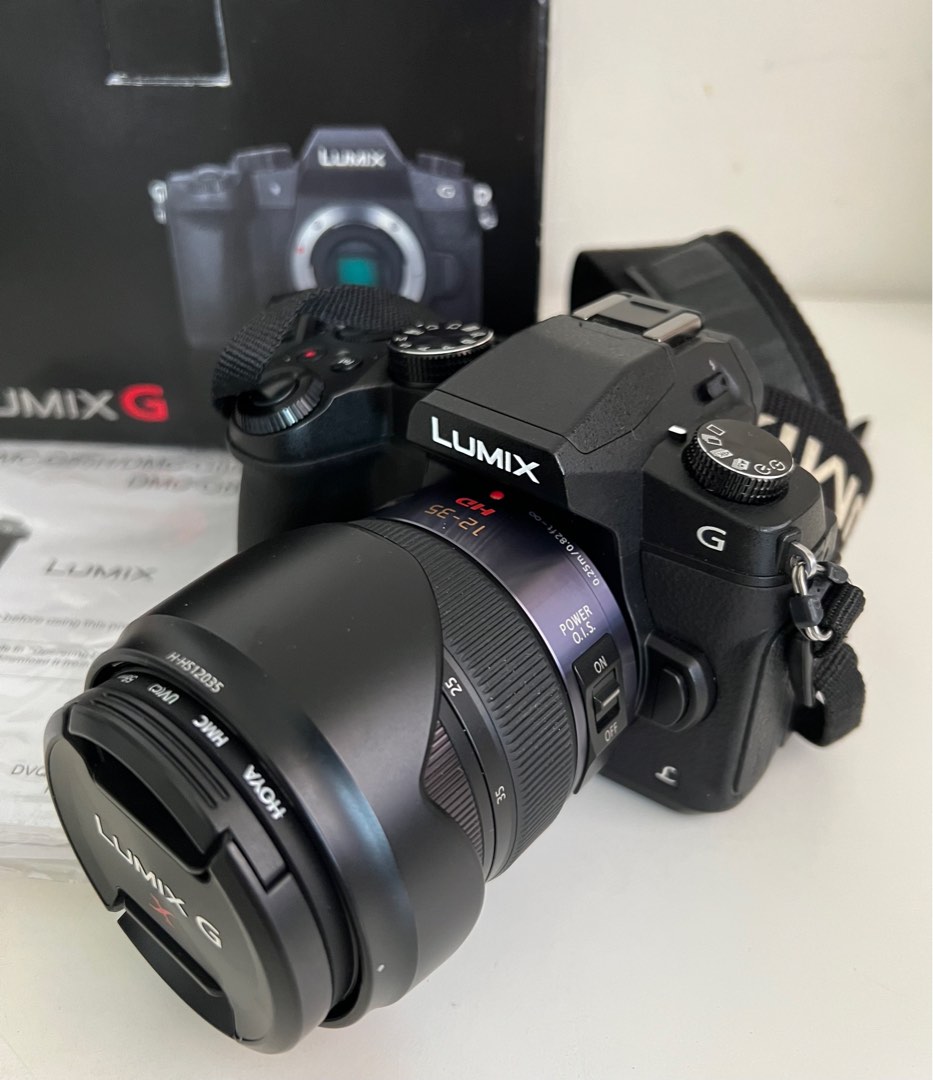 Panasonic Lumix G85 Body with F2.8 12-35mm Lens with hoya uv filter ...