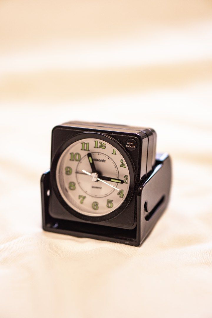 Panasonic travel alarm clock, Furniture & Home Living, Home Decor ...