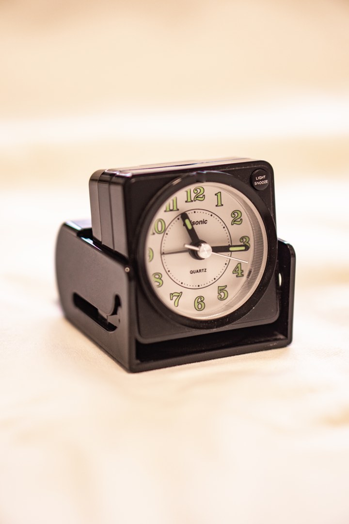 Panasonic travel alarm clock, Furniture & Home Living, Home Decor ...