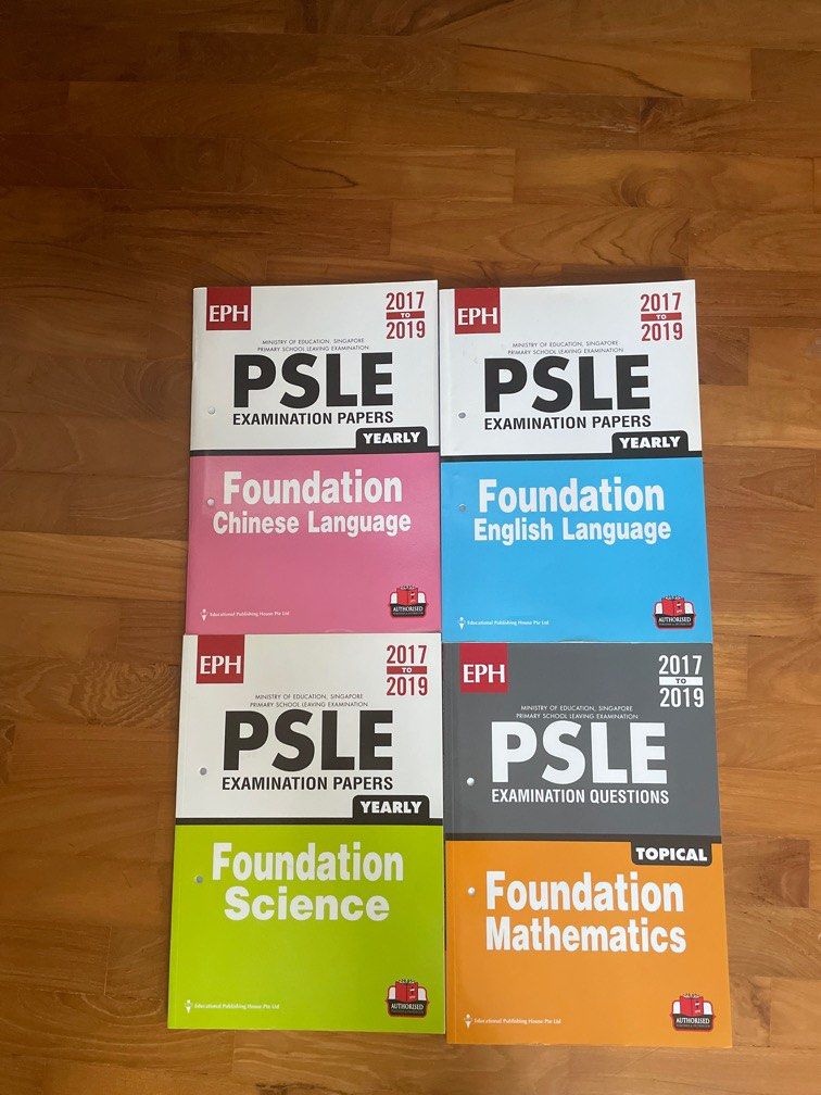 Past Year PSLE exam papers - foundation., Hobbies & Toys, Books ...