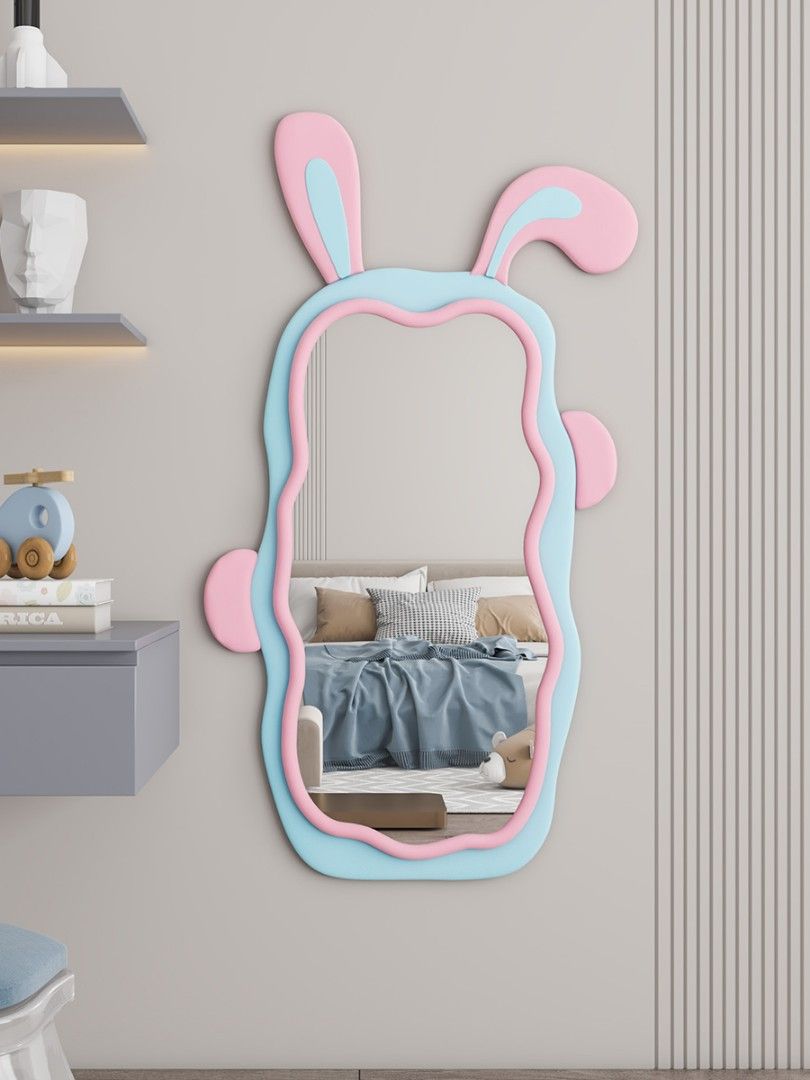 Pastel mirror, Furniture & Home Living, Home Decor, Mirrors on Carousell