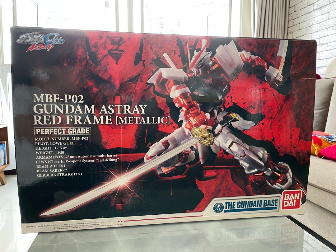 PG Gundam Astray Red Frame (Metallic), Hobbies & Toys, Toys & Games on ...