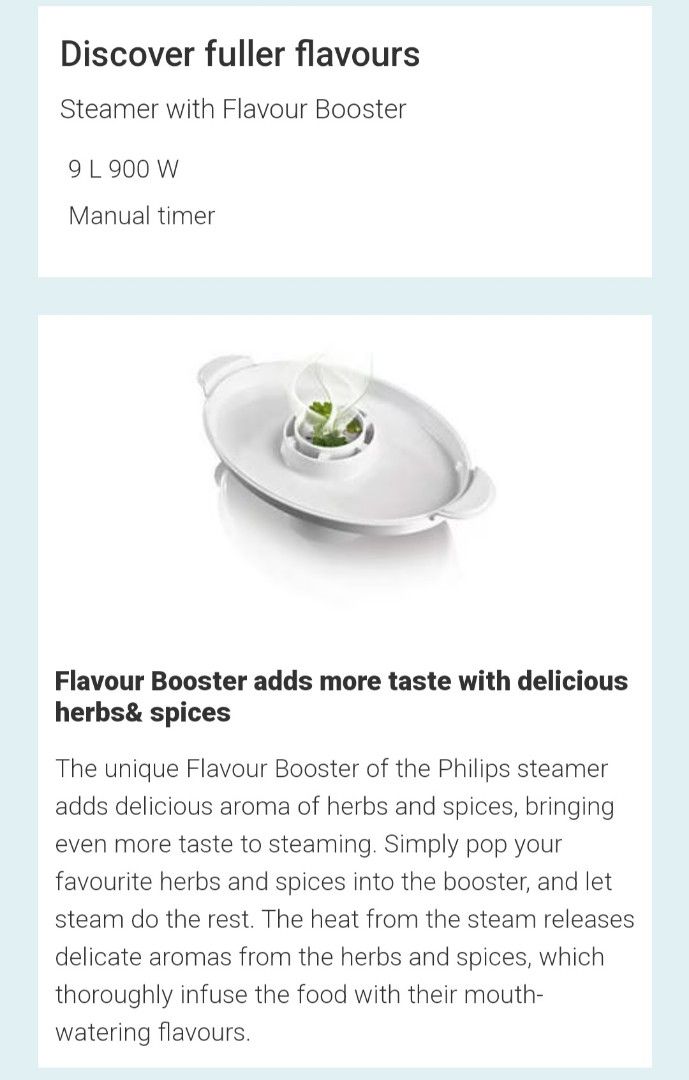 PHILIPS Viva Collection Steamer HD9120, TV & Home Appliances, Kitchen ...