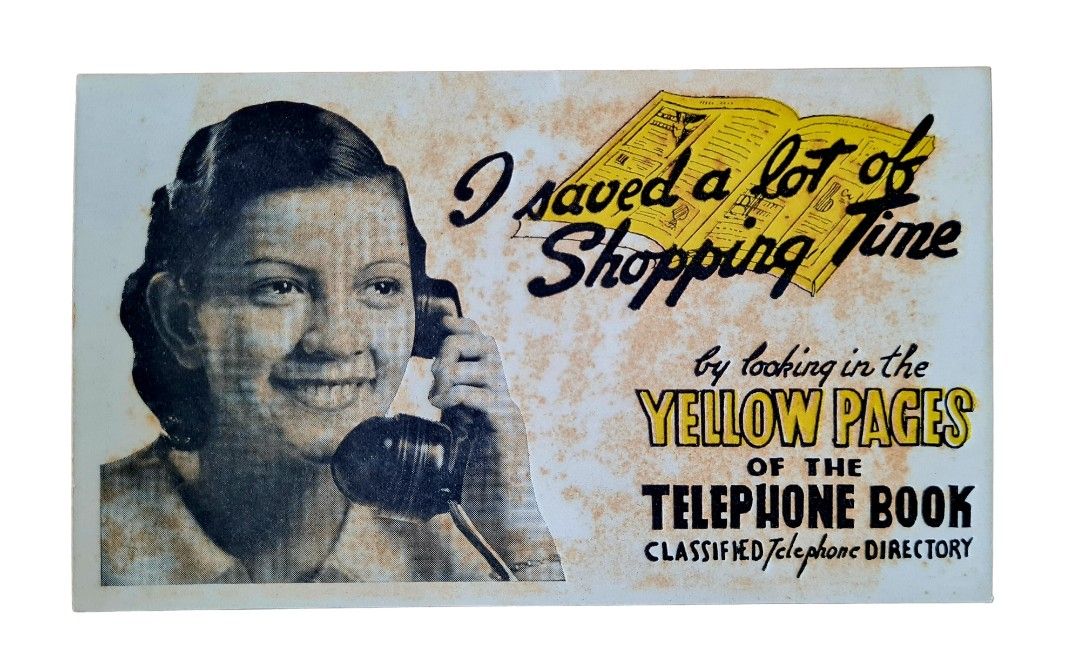 PLDT ADS c1930s, Hobbies & Toys, Memorabilia & Collectibles, Vintage ...