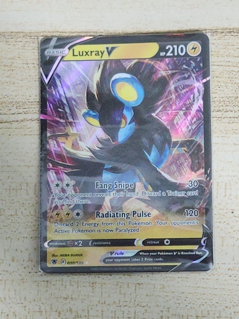 POKEMON CARD luxray V (astral radiance), Hobbies & Toys, Toys & Games ...