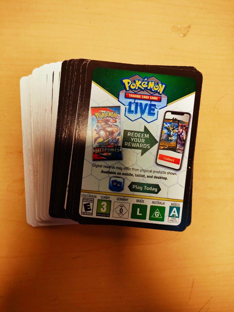 pokemon code card, Video Gaming, Gaming Accessories, Interactive Gaming Figures on Carousell