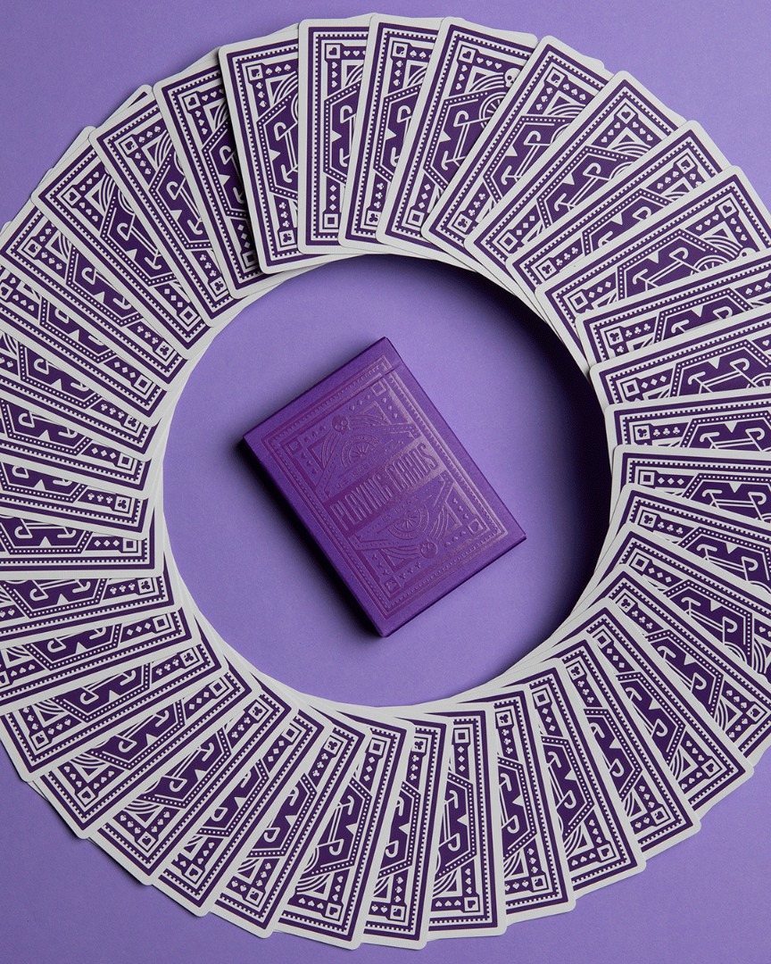 Poker Cards - DKNG (Purple Wheel) Playing Cards, by Art of Play, AOP ...