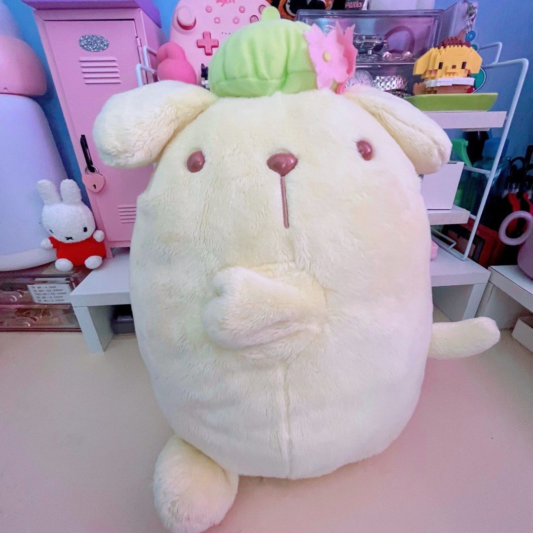 Pompompurin Sakura Green Hat with etiketa, Hobbies & Toys, Toys & Games ...