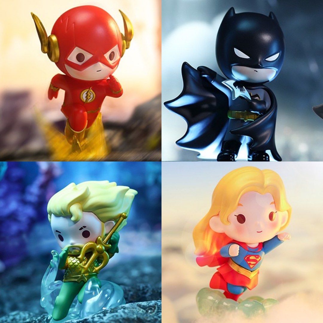 POPMART JUSTICE OF LEAGUE DC SUPER HERO / FULL SET / BLIND BOX, Hobbies ...