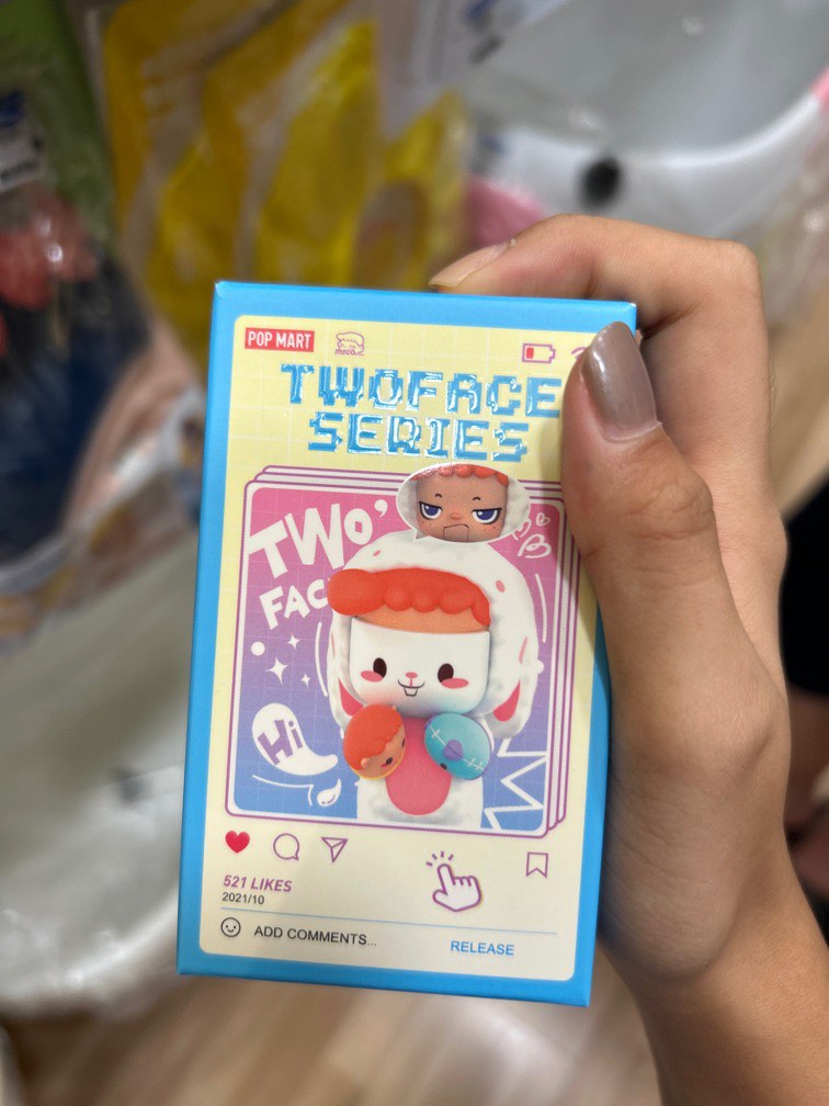 popmart: two face series, Hobbies & Toys, Toys & Games on Carousell