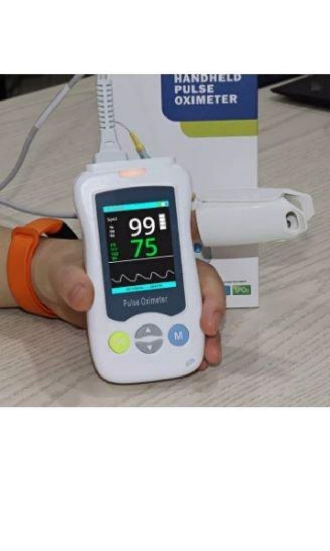 Portable oxymeter, Health & Nutrition, Health Monitors & Weighing ...