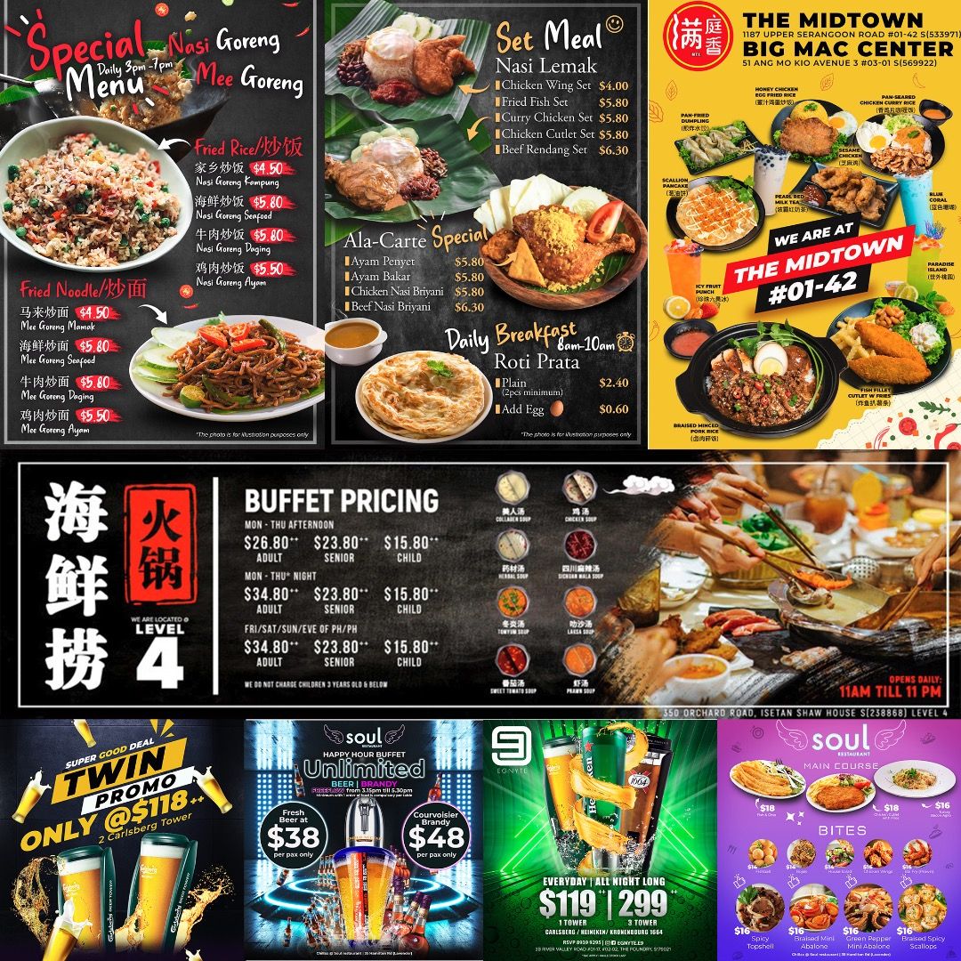 Graphic Design Services - Poster Design, Food Menu Design, Banner ...