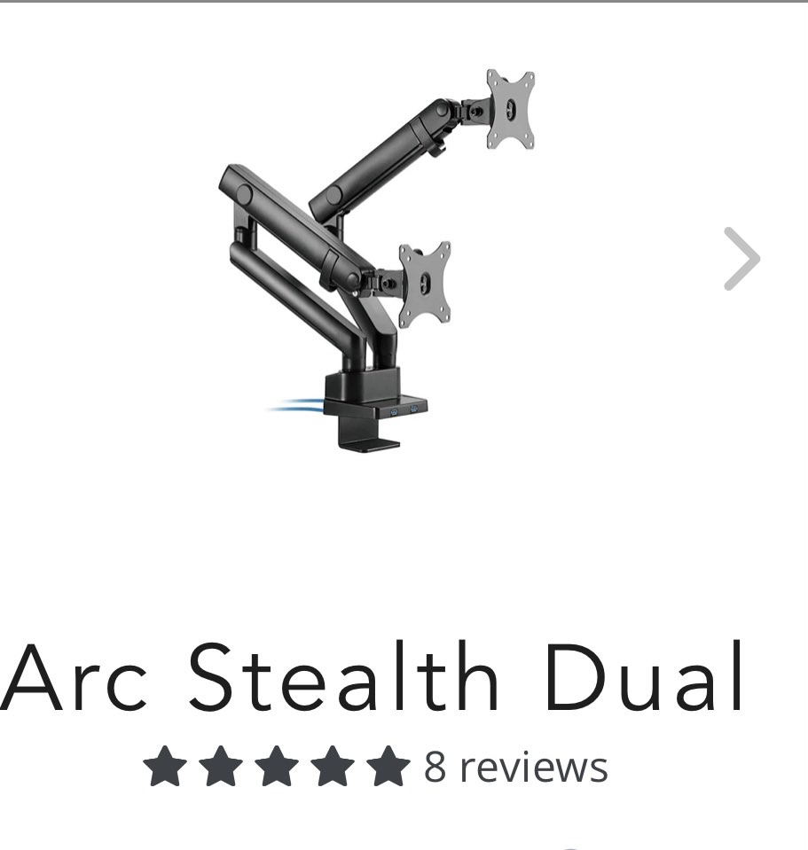 Prism + Arc dual monitor stand, Computers & Tech, Parts & Accessories ...