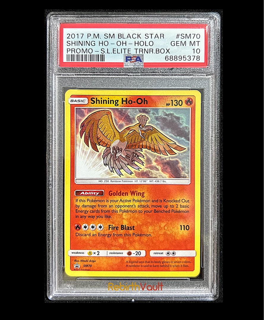 PSA 10 Shining Ho-oh - Shining legends pokemon card, Hobbies & Toys ...