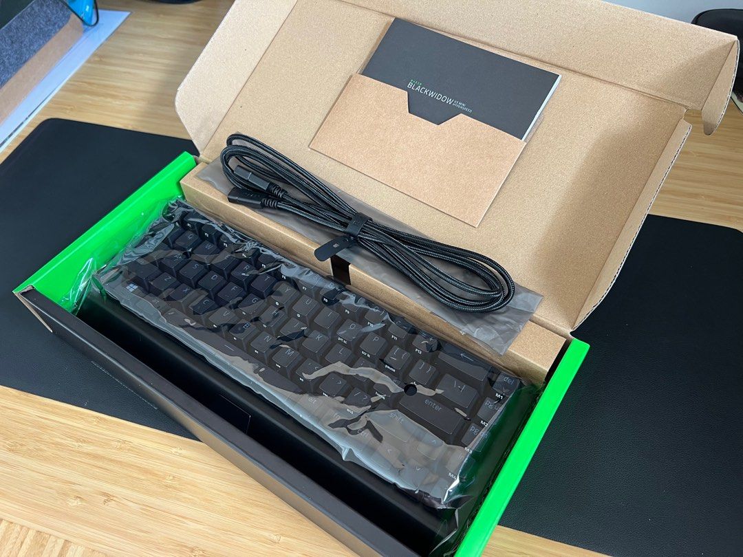 Razer BLACKWIDOW V3 MINI HYPERSPEED (Yellow Switches, Linear + Silent ...