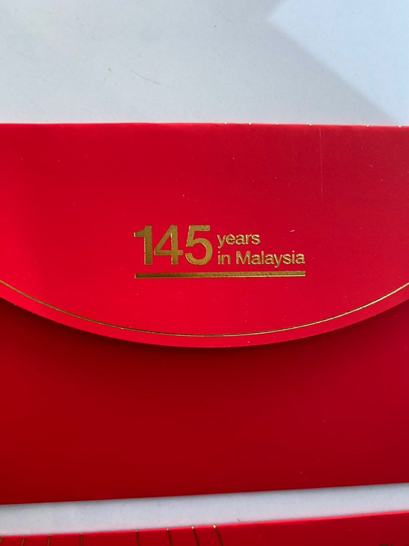 Red packet Angpow Standard Chartered Priority Bank - 145 years in ...