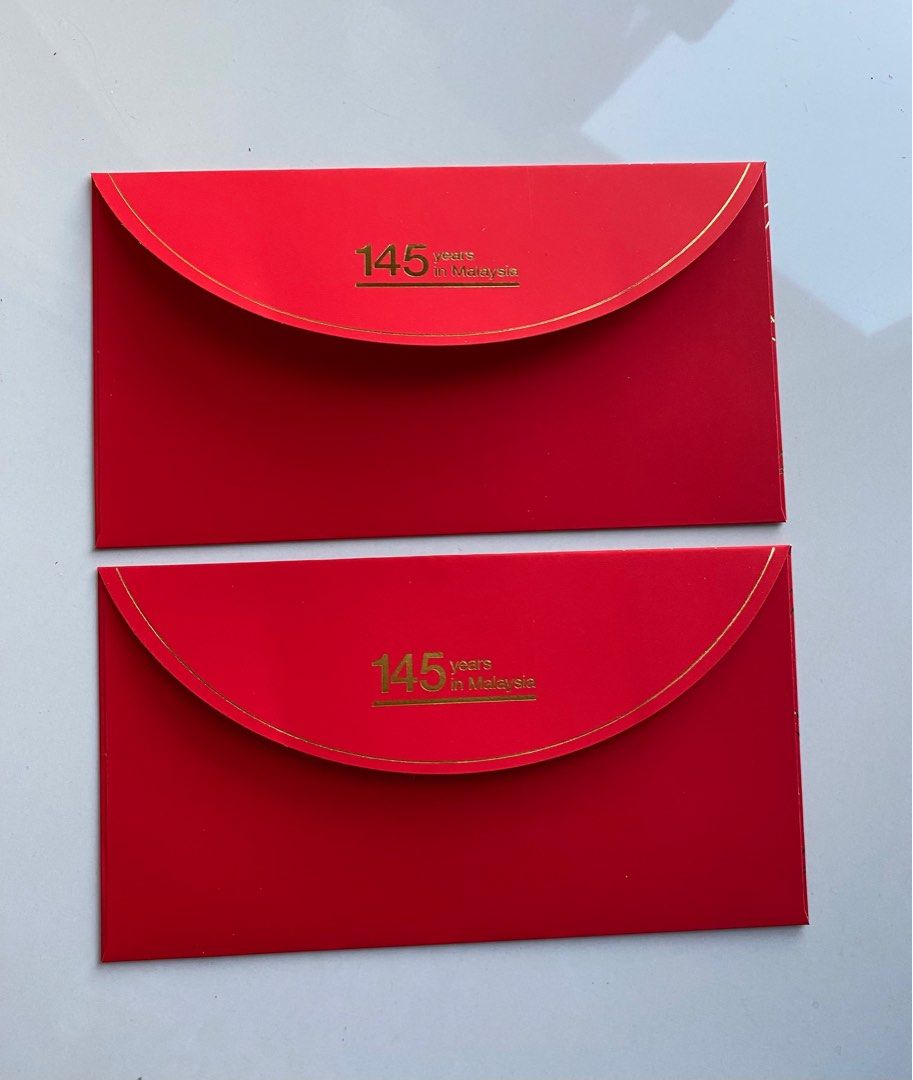 Red packet Angpow Standard Chartered Priority Bank - 145 years in ...