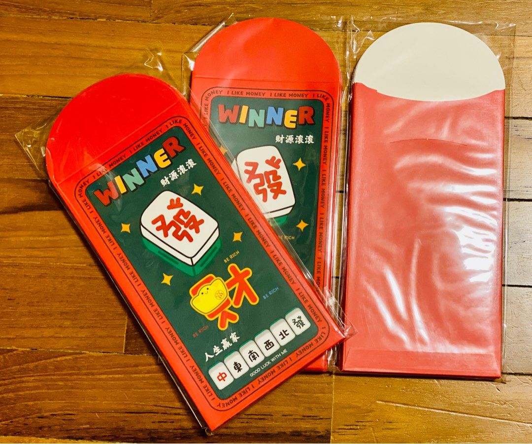 Red Packets Angbao Huat Mahjong, Everything Else on Carousell