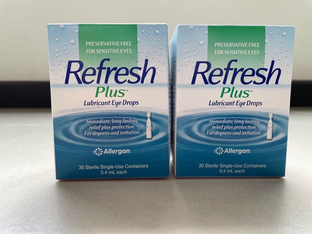 Refresh Plus Lubricant Eye Drops, Beauty & Personal Care, Vision Care ...