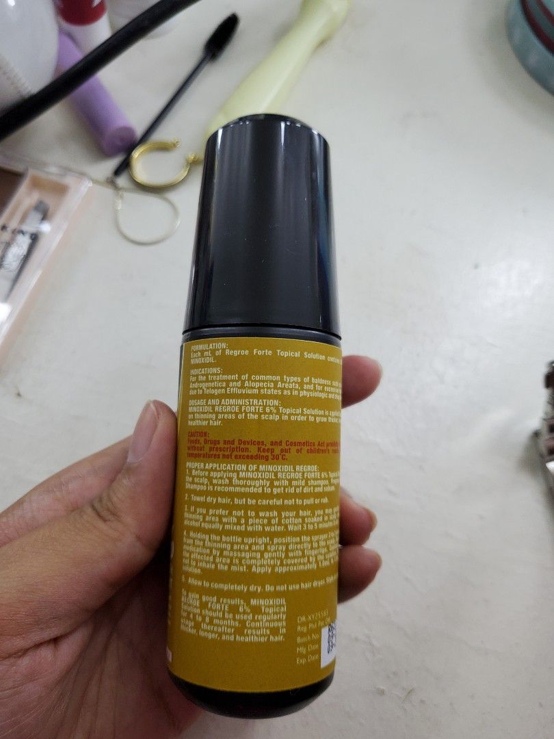 Regroe Forte Minoxidil 6%, Beauty & Personal Care, Hair on Carousell