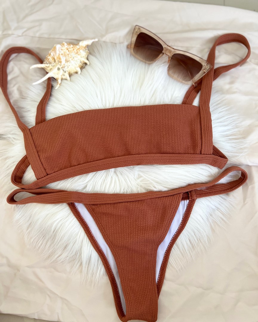Rust Bikini, Women's Fashion, Swimwear, Bikinis & Swimsuits on Carousell