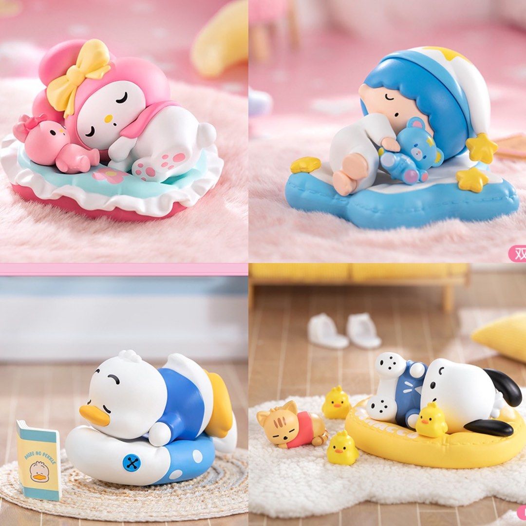 SANRIO POPMART SLEEPING SERIES FULL SET / SINGLE BOX (KUROMI / MY ...