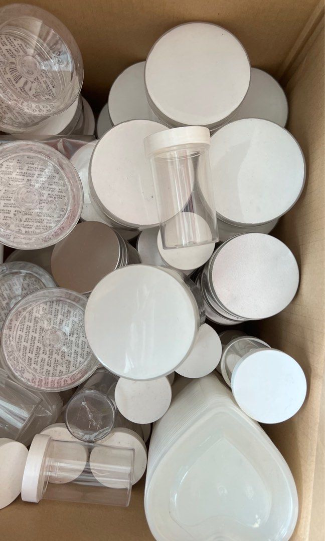 Screw cap containers for body scrub, crafts and more, Hobbies & Toys ...