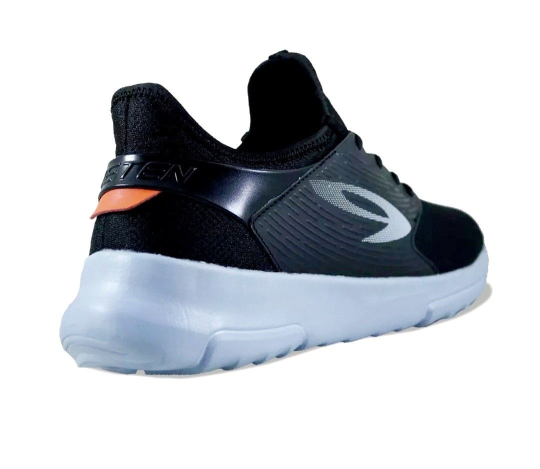 SEPATU LARI PRIA 910 NINETEEN KIVA HITAM ABU, Fesyen Pria, Sepatu ...