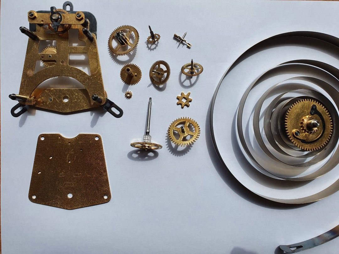 SERVICED GERMAN Wehrle wall clock Rare manual wind retro manual wind ...