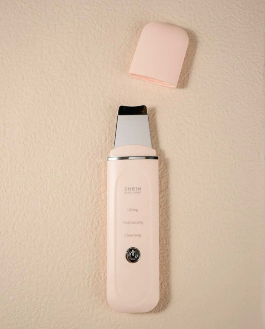 SHEIN Skin Spatula Electric Ultrasonic Facial Cleaner Skin Scrubber ...