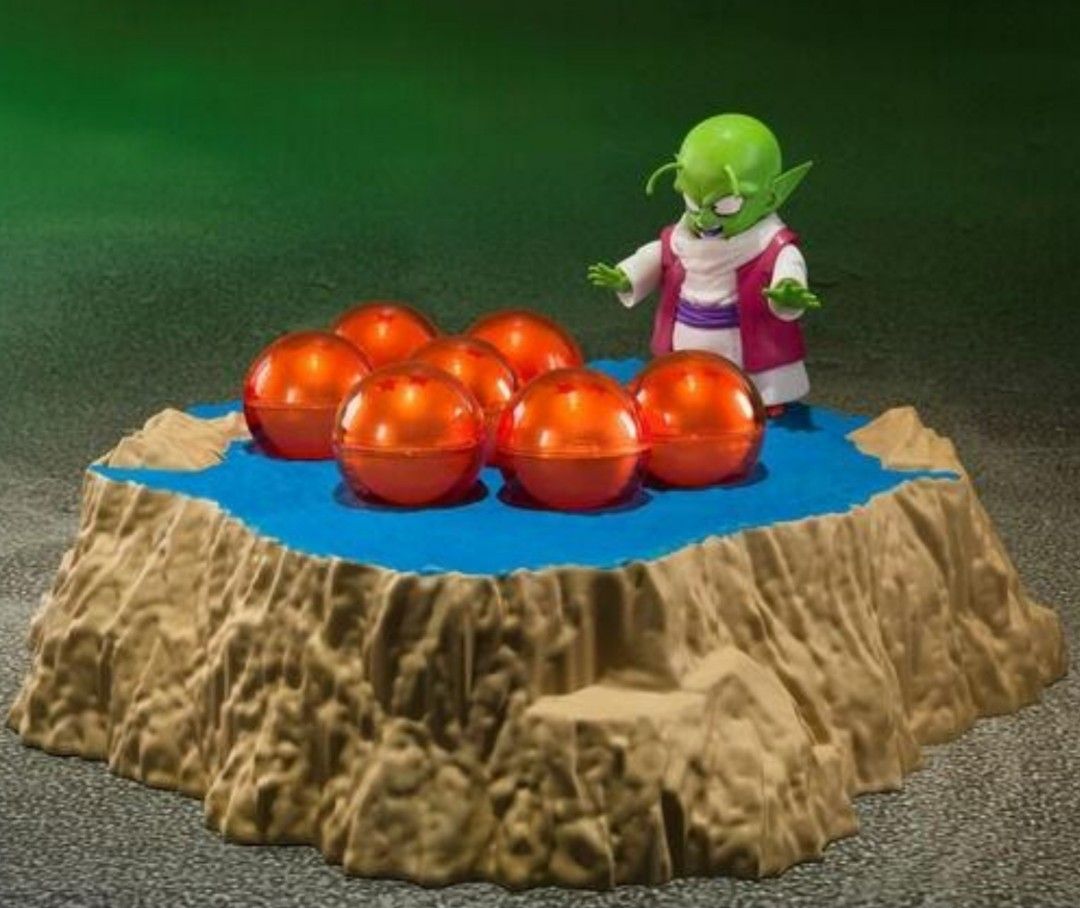 S.H.Figuarts Porunga & Dende Namekian Dragonball Summoning Diorama Set ...