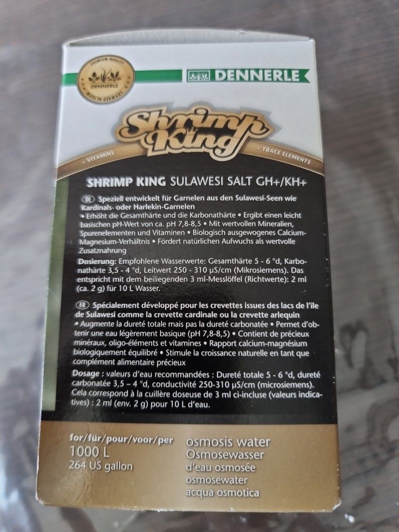 Shrimp King Sulawesi Salt, Pet Supplies, Homes & Other Pet Accessories ...