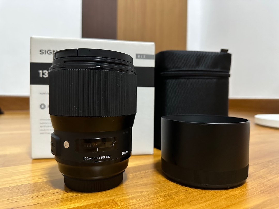 sigma 135mm f1.8 art of canon, Photography, Lens & Kits on Carousell