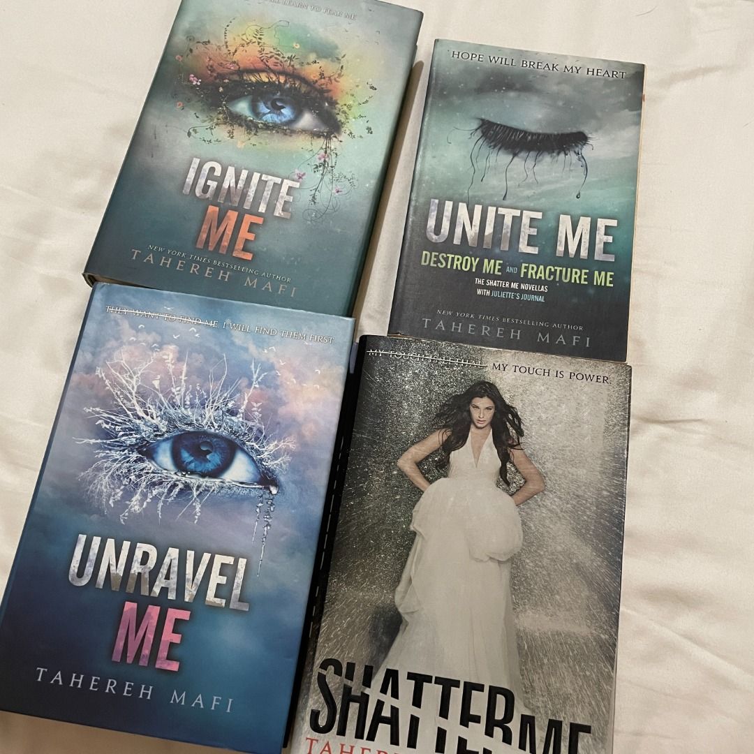 *SIGNED* Shatter Me Series by Tahereh Mafi (including novella), Hobbies ...