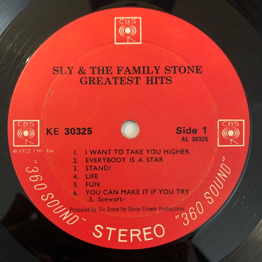 Sly & The Family Stone – Greatest Hits Vinyl (Funk, SG), Hobbies & Toys ...