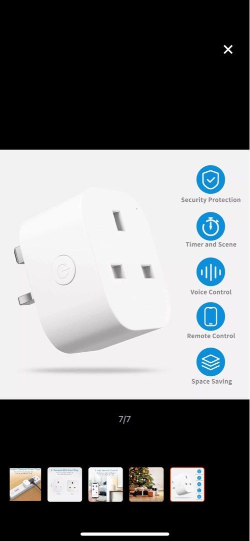 Smart Wifi Plug Mini - Meross MSS110, TV & Home Appliances, TV ...