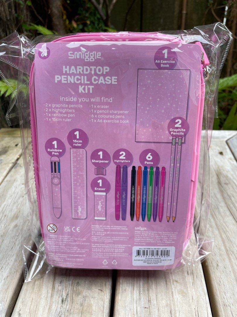 Smiggle Hardtop Pencil Case Kit, Hobbies & Toys, Stationary & Craft ...